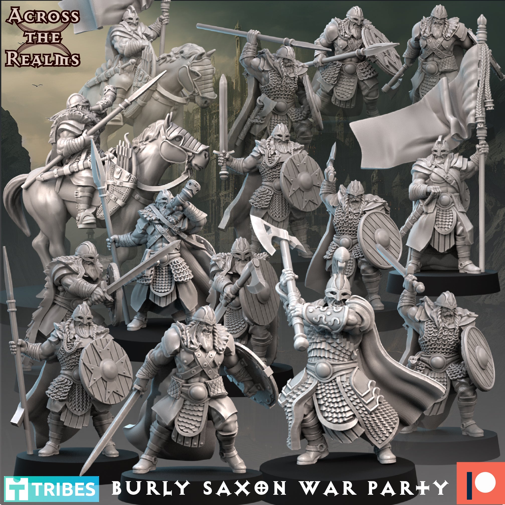 Burly Saxon War Party Army Bundle - Across the Realms – HammerLine