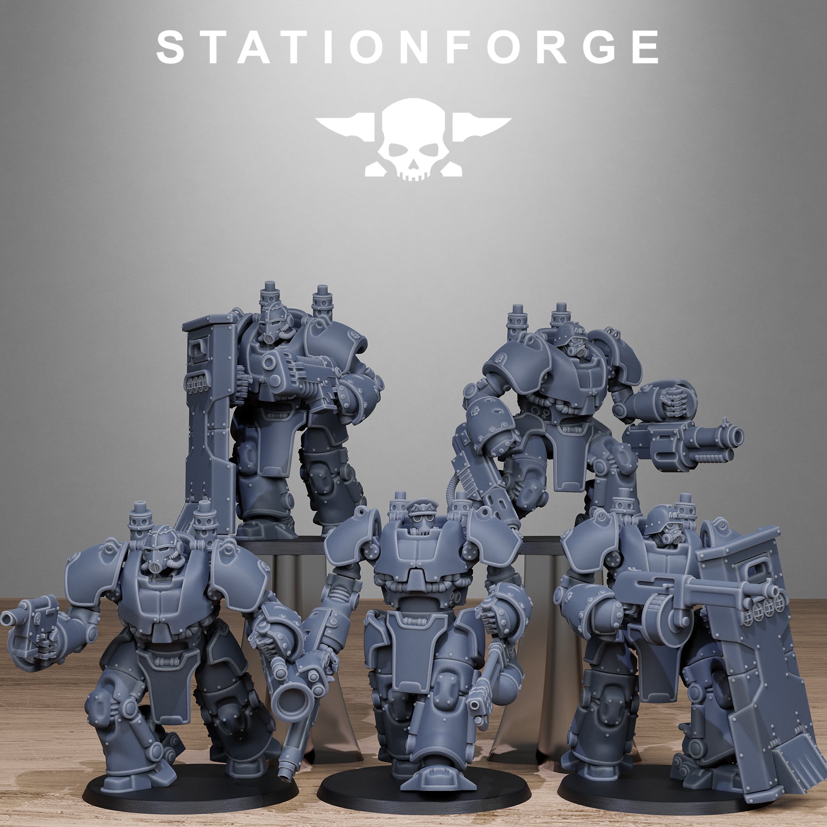 GrimGuard Power Armor - Station Forge – HammerLine