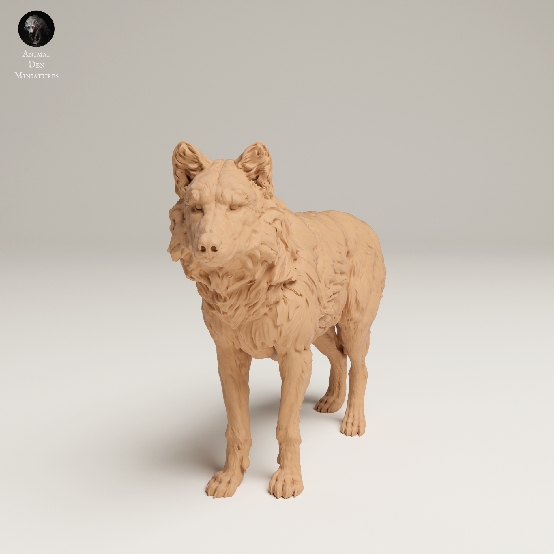 Grey Wolf - Animal Den Miniatures – HammerLine