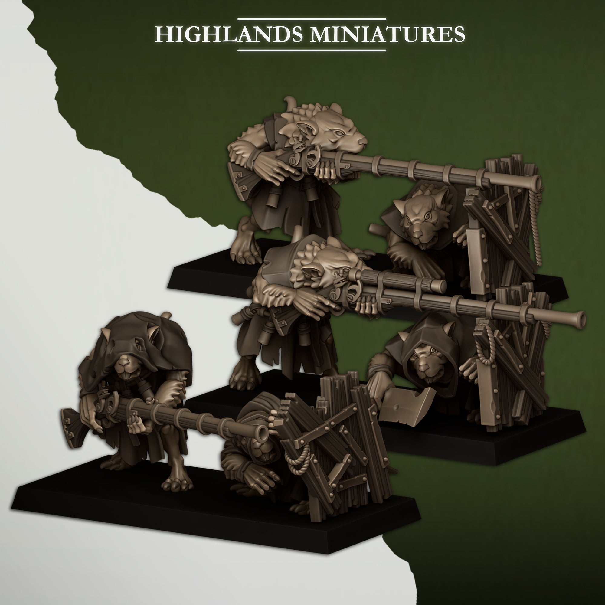 Vermin Shooters Teams - Highlands Miniatures – HammerLine