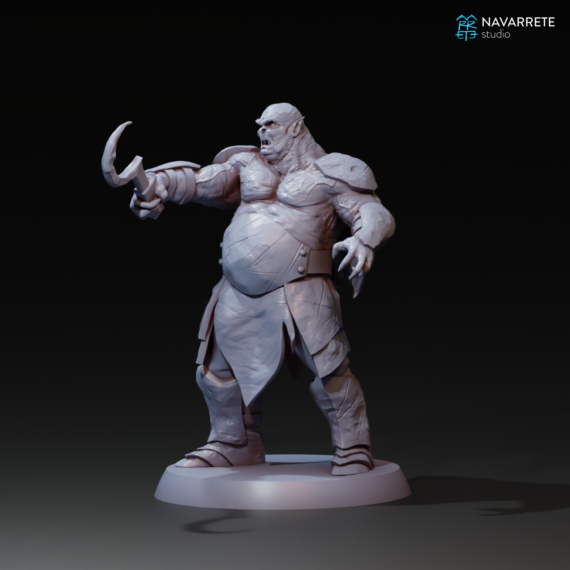 Skarn, snow orc - Navarrete Studios – HammerLine