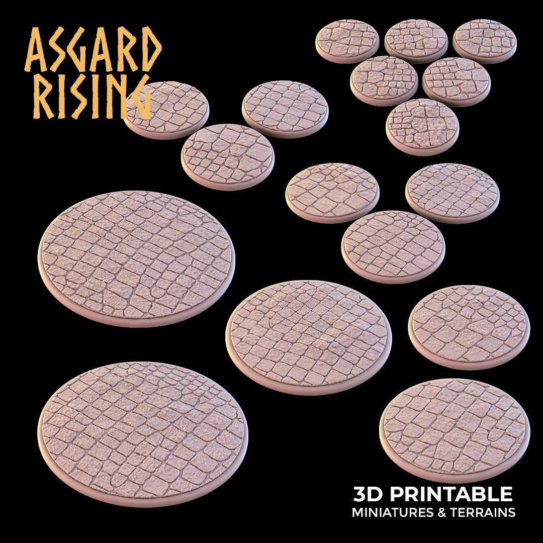 STONE ROAD THEME bases SET - Asgard Rising – HammerLine