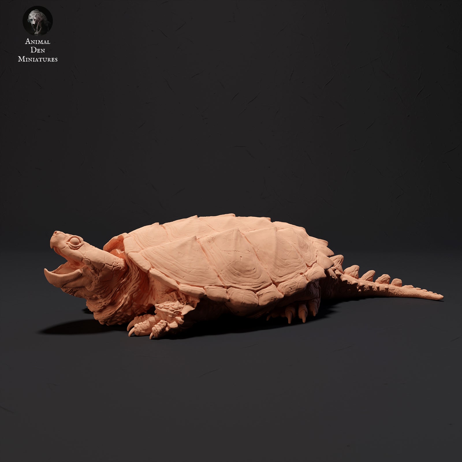 Common Snapping Turtle Aggressive - Animal Den Miniatures – HammerLine