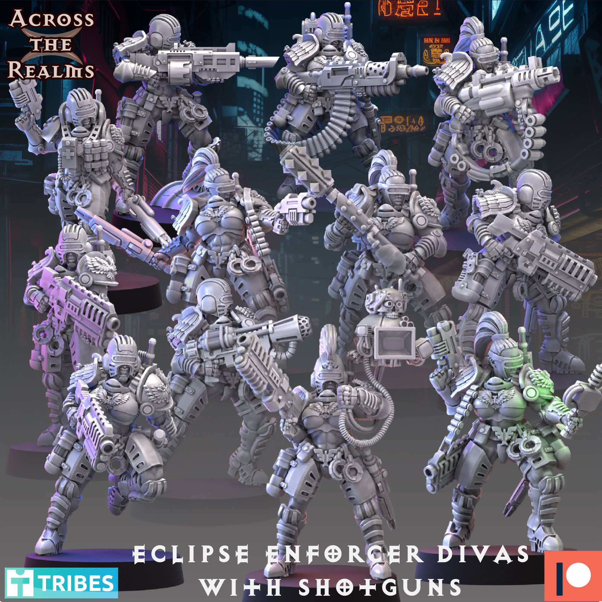 Eclipse Enforcer Divas with Shotguns - Across the Realms – HammerLine