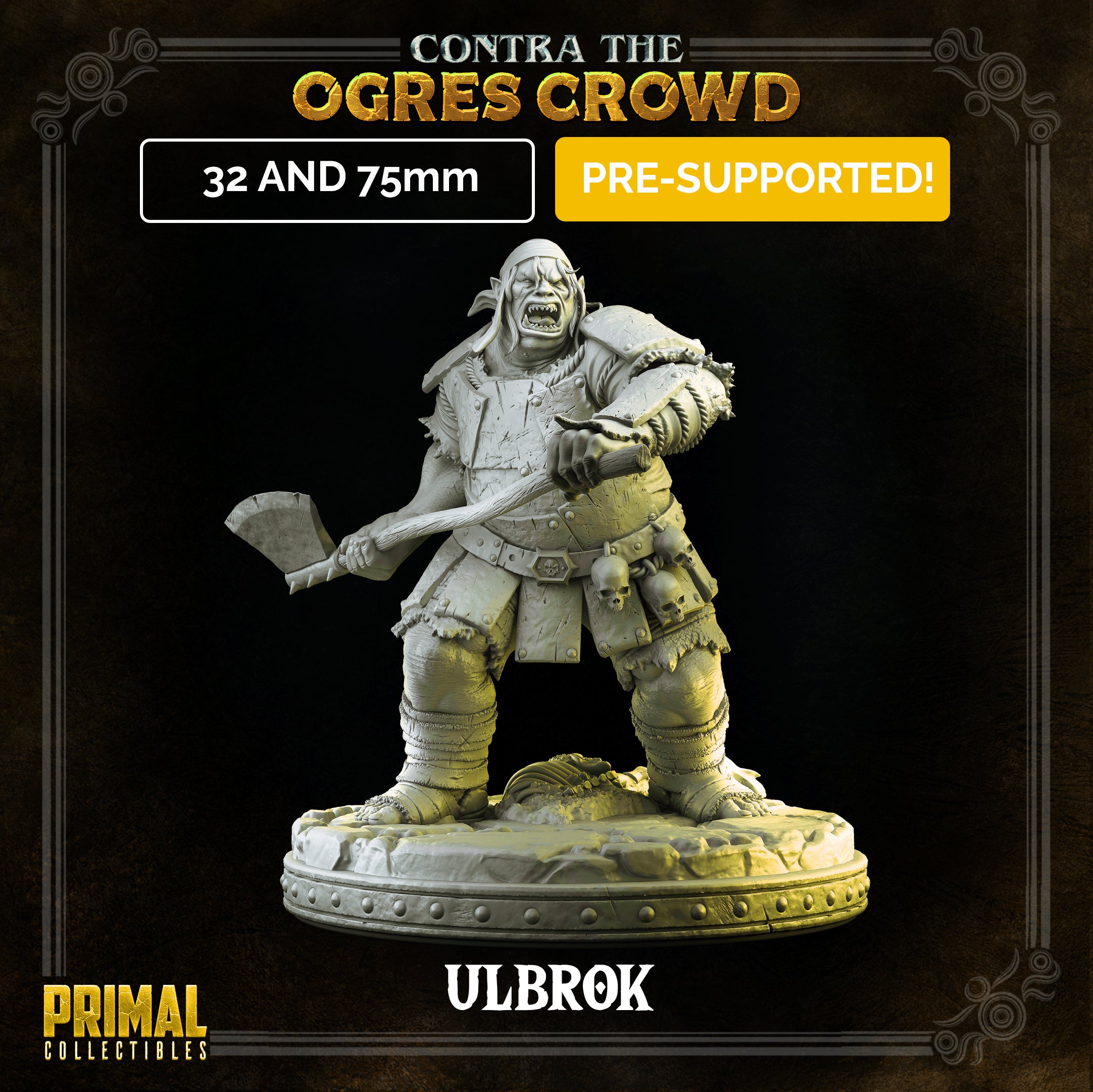 Ogre champion - Ulbrok- CONTRA THE OGRES CROWD - MASTERS OF DUNGEONS Q ...
