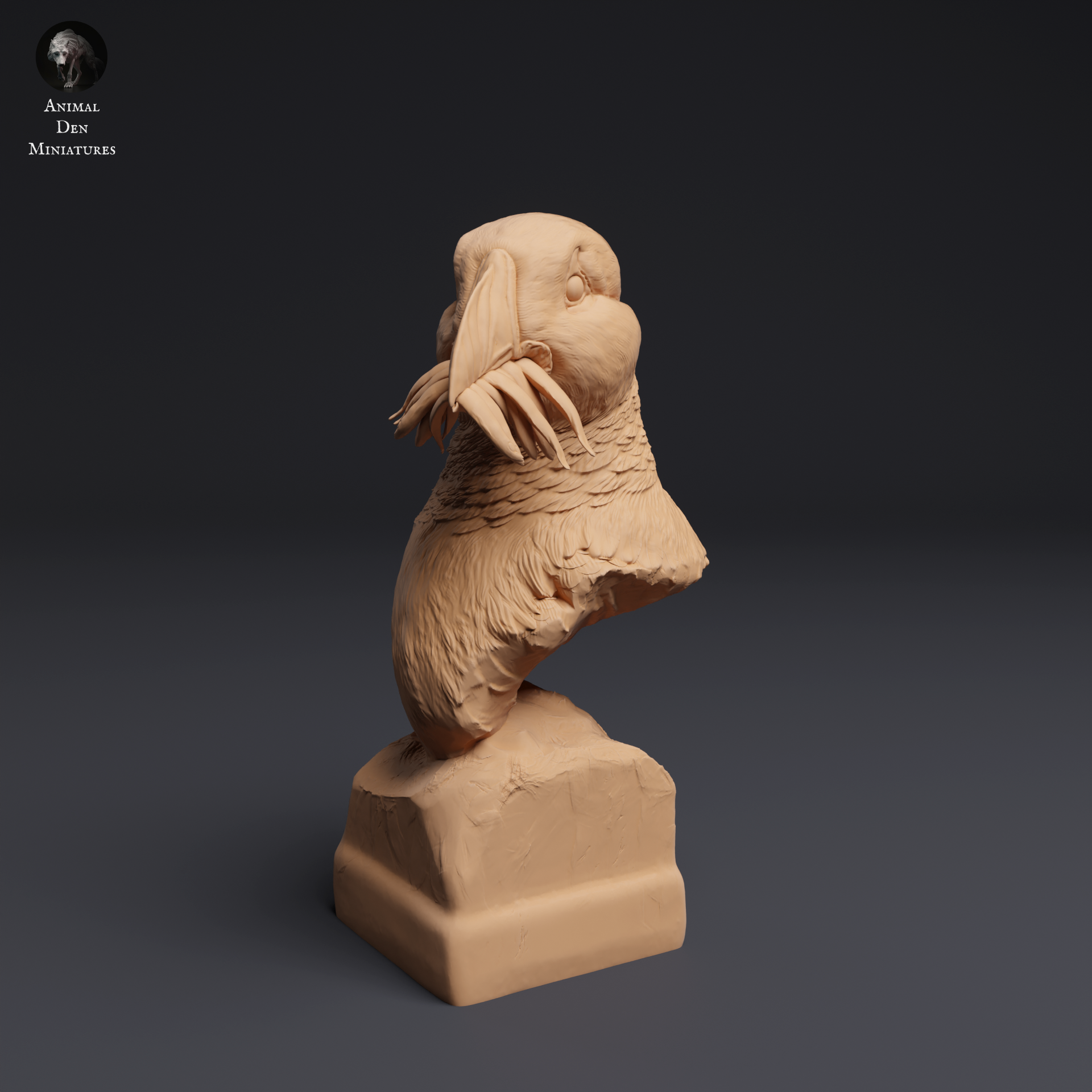 Atlantic Puffin Bust - Animal Den Miniatures – HammerLine