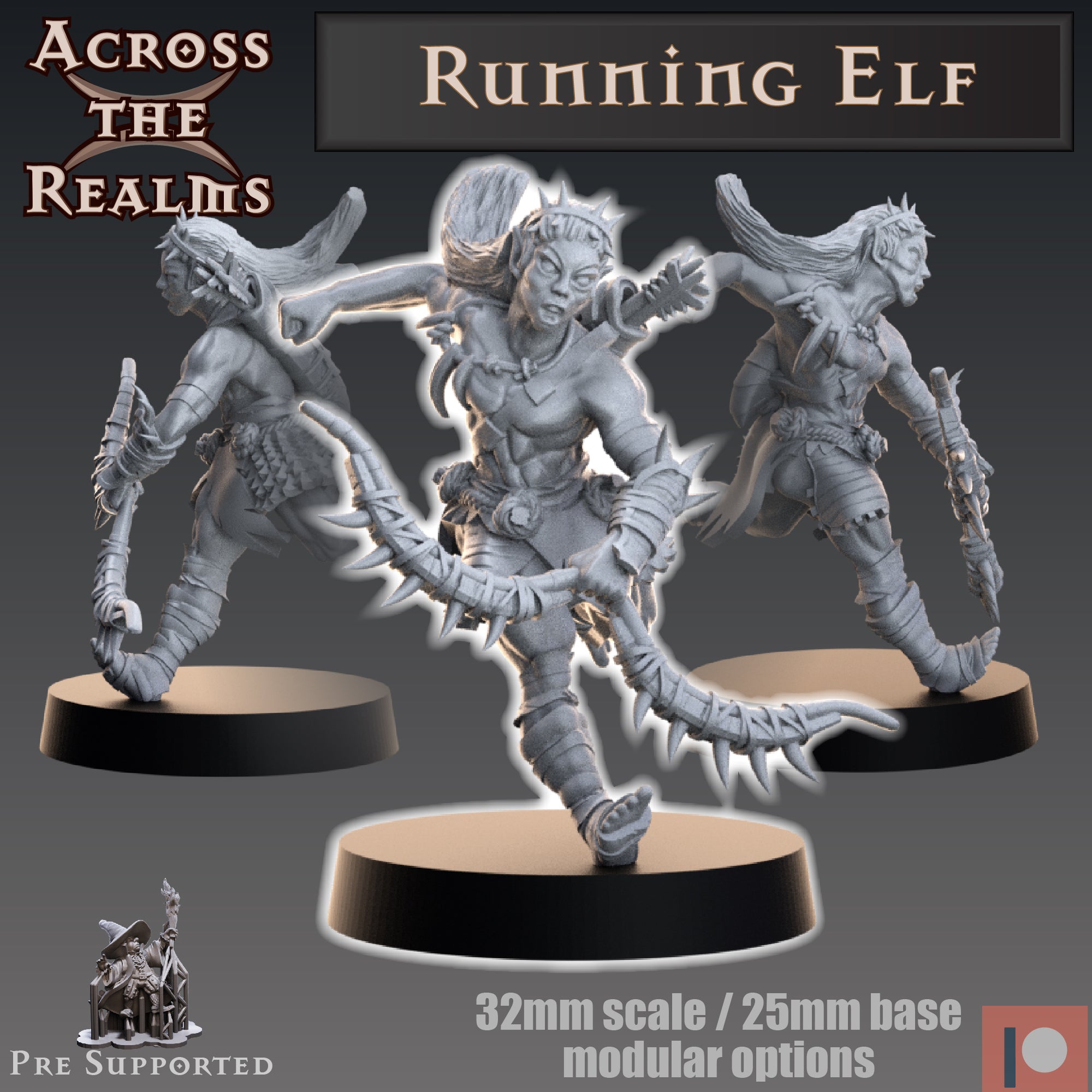 1x Running Elf - Across the Realms – HammerLine