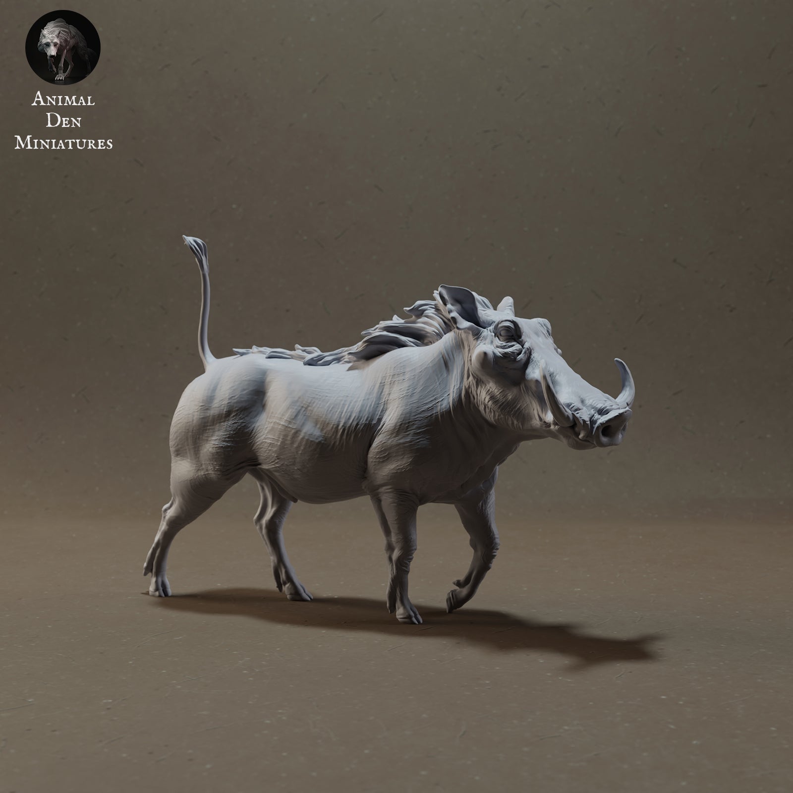 Common Warthog - Animal Den Miniatures – HammerLine