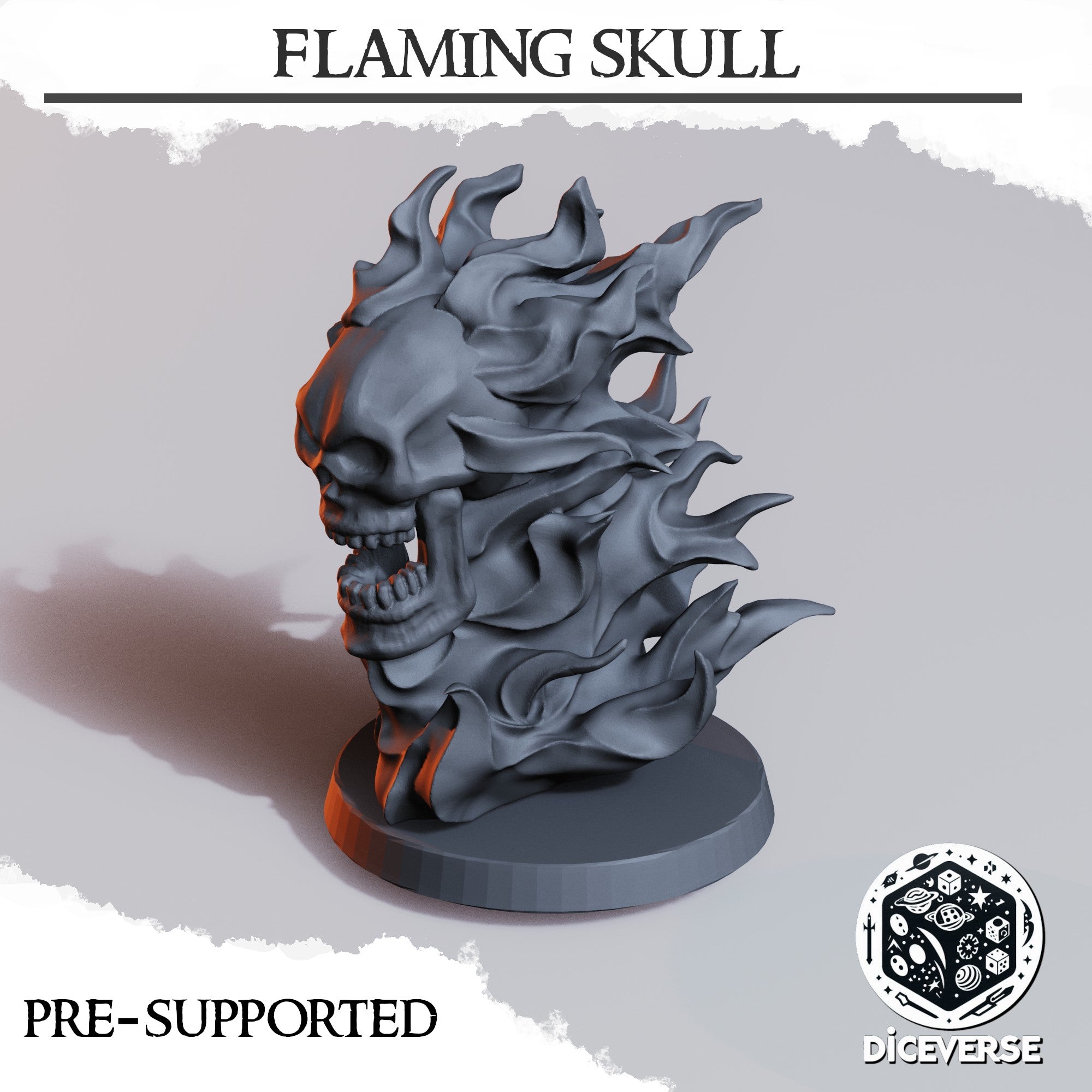 Unending Spell: Flame Skull - Diceverse – HammerLine