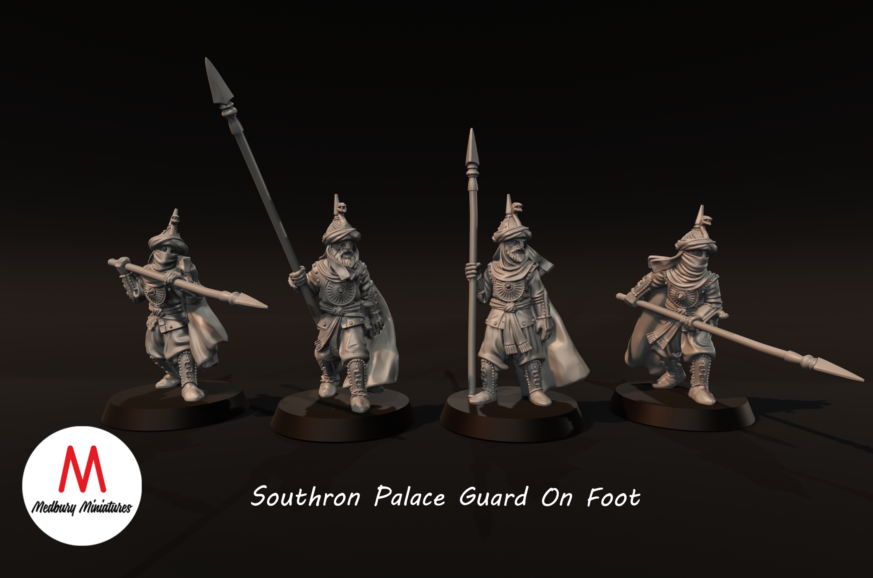 Southron Palace Guard on Foot - Medbury Miniatures – HammerLine
