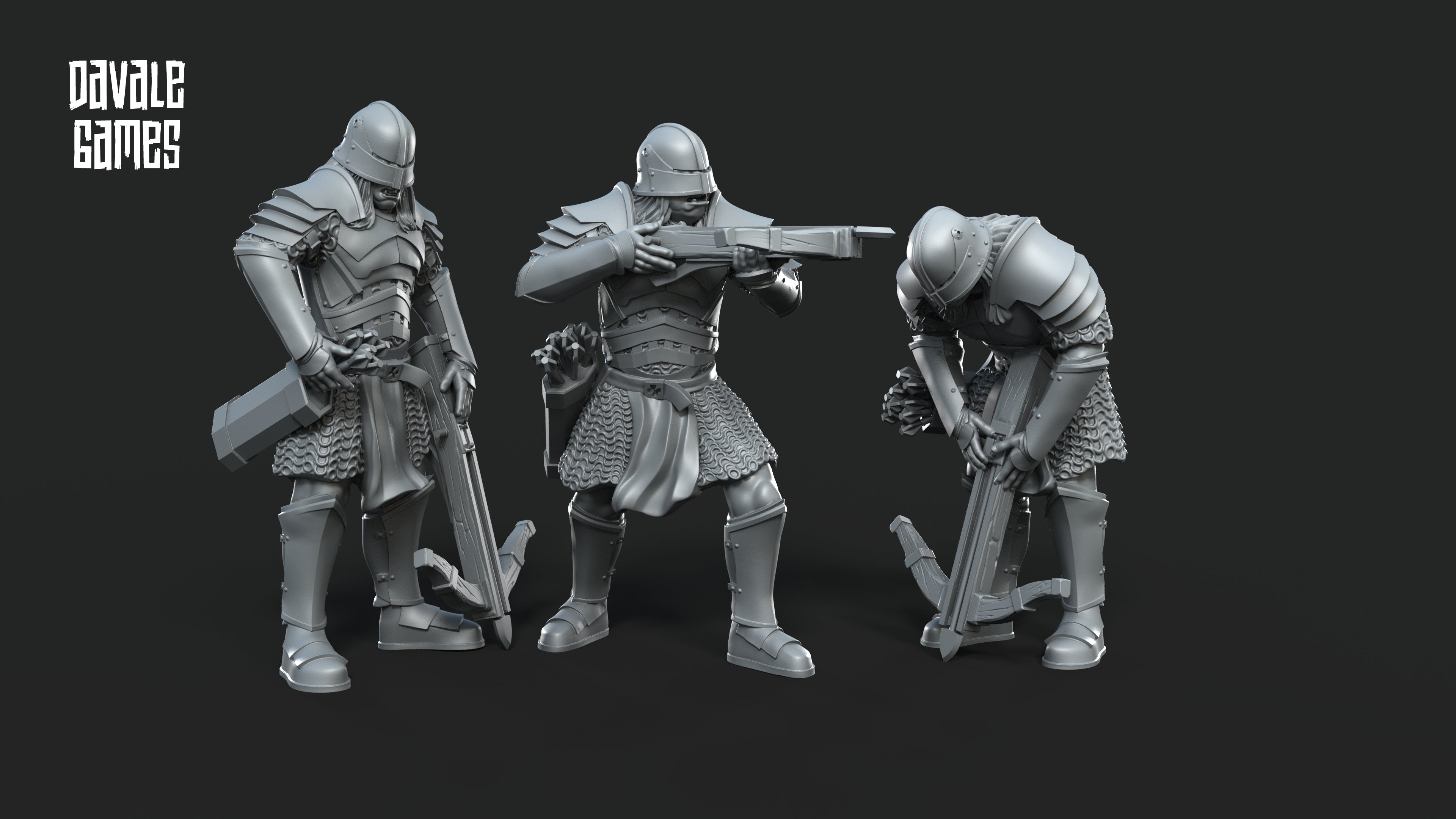 6x Armoured Blood-Handed Orcs with Crossbow - Davale Games – HammerLine