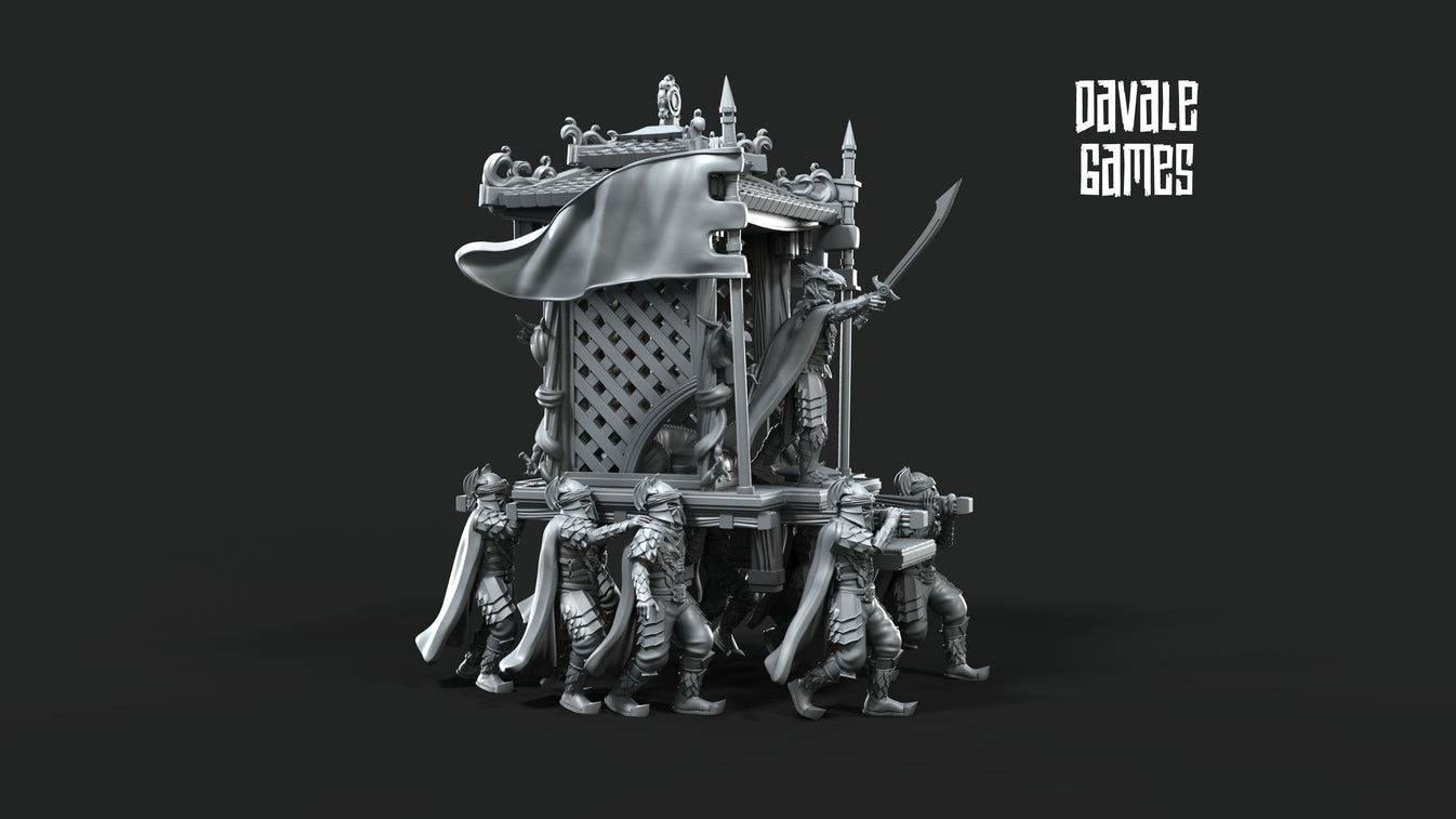 Dragon Army King on Palanquin Version B - Dragon Army - Davale Games ...