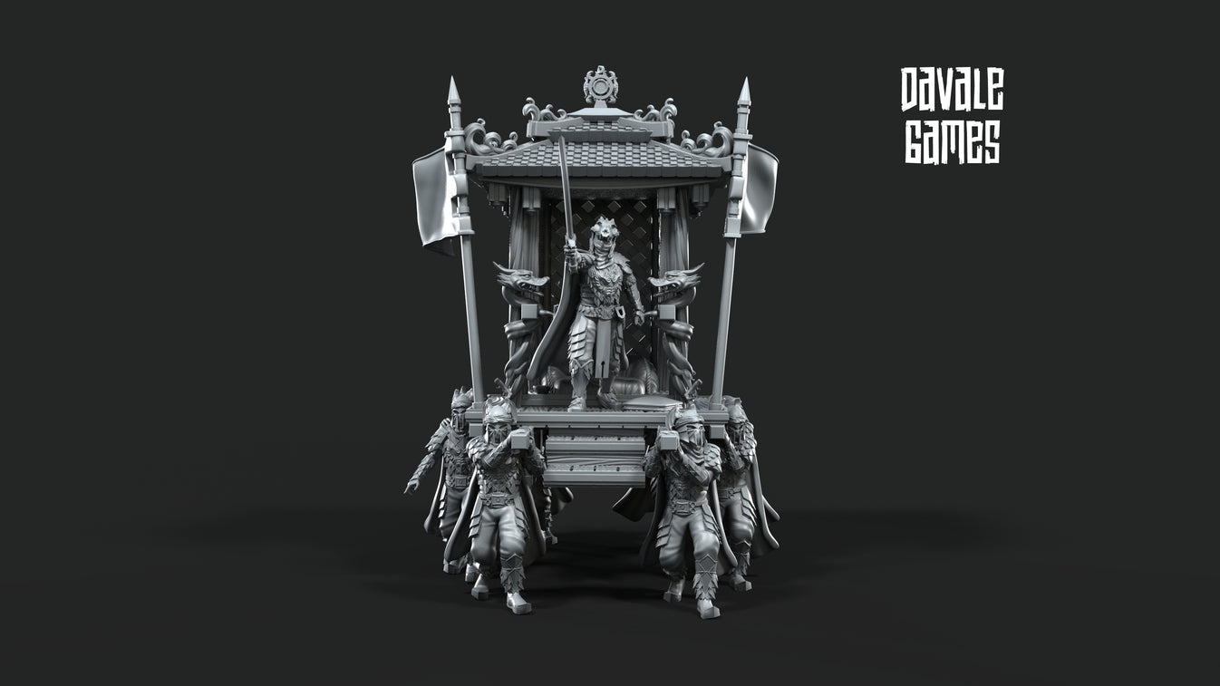 Dragon Army King on Palanquin Version B - Dragon Army - Davale Games ...