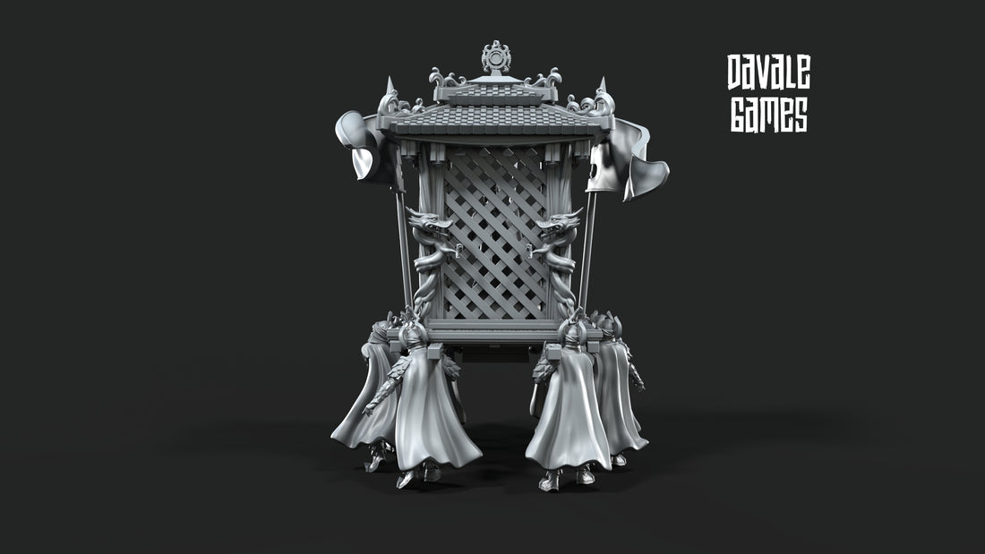 Dragon Army King on Palanquin Version B - Dragon Army - Davale Games ...