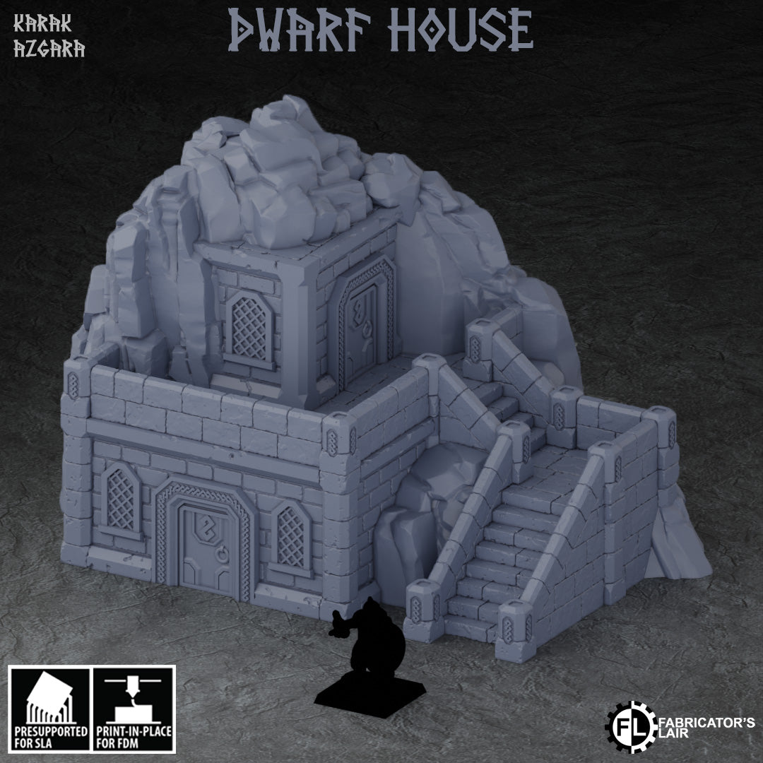 Large Dwarf House - Scenery - Karak Azgara - Fabricator's Lair – HammerLine