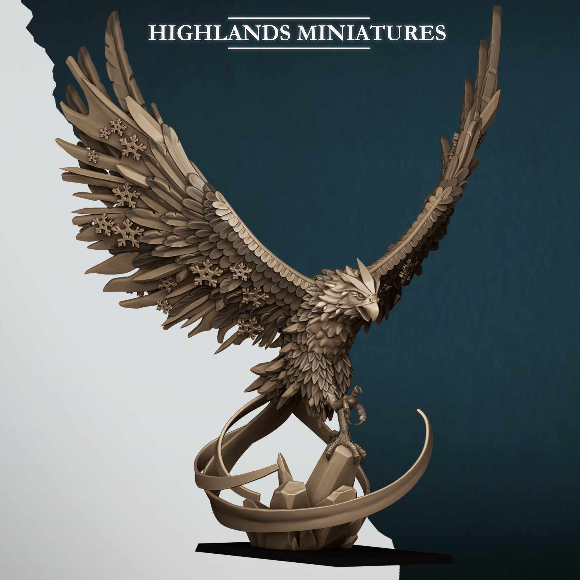 Aegean Elf Ice Phoenix - Highlands Miniatures – HammerLine