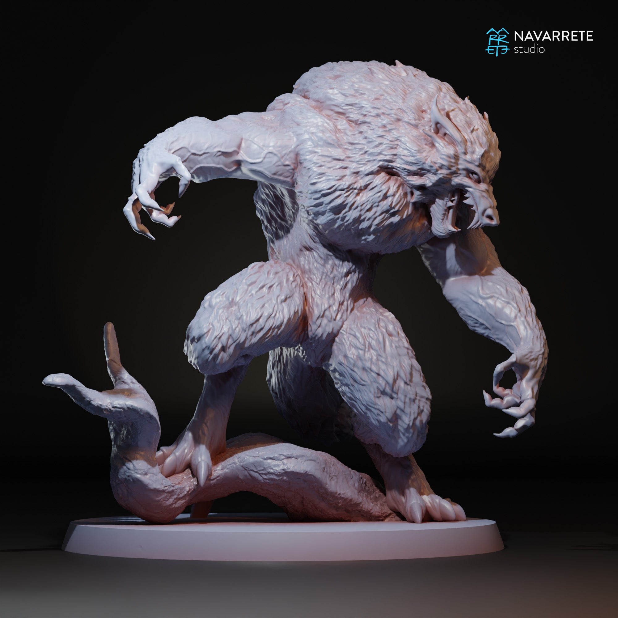 Werewolf Pose 1 - Navarrete Studio – HammerLine