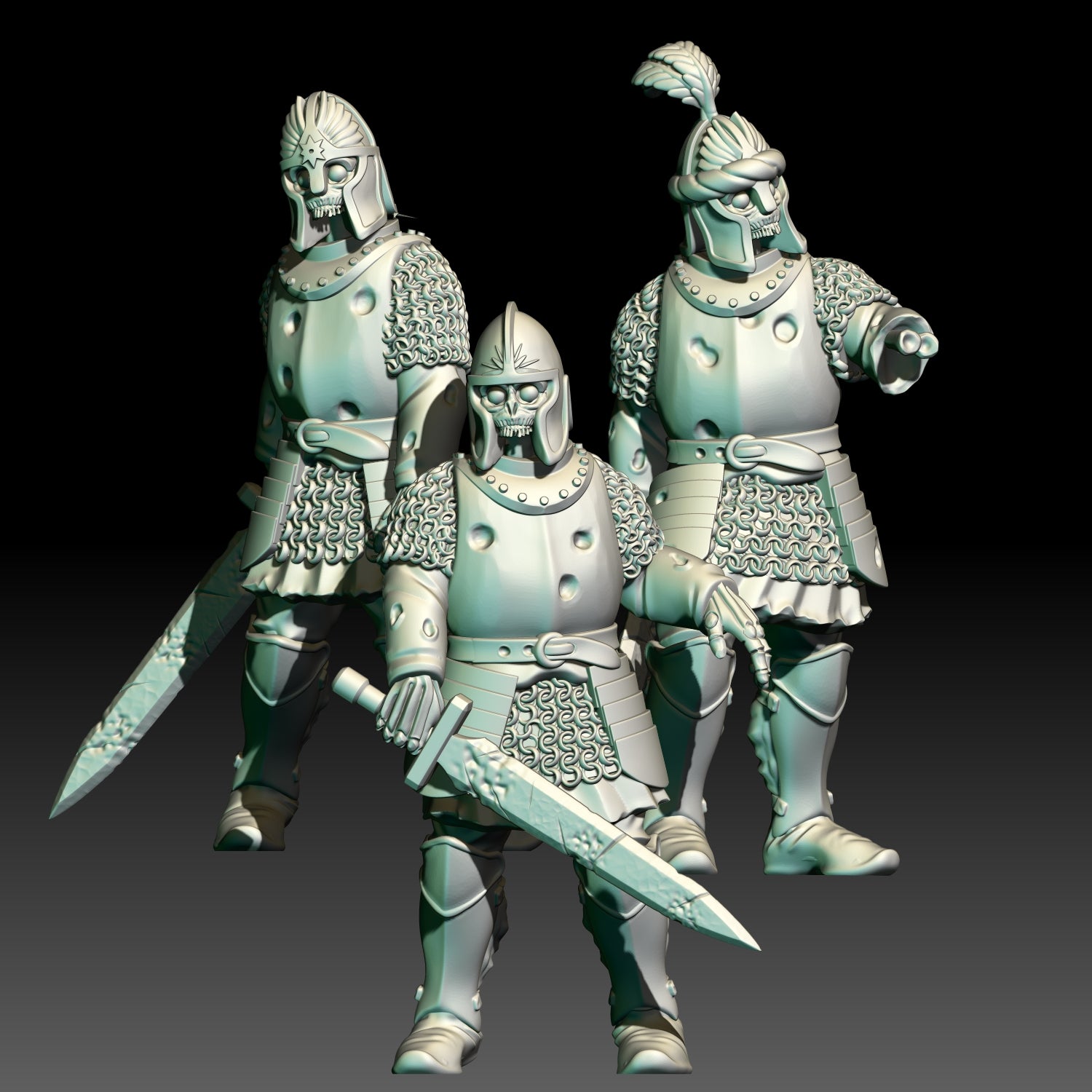 3x Zombies - KzK Minis – HammerLine