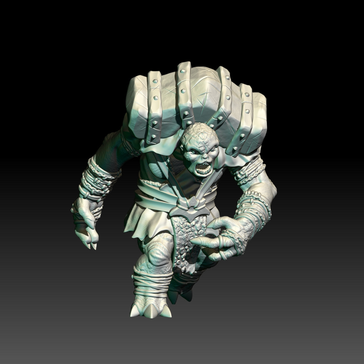Battering Ram Troll - KzK Minis – HammerLine