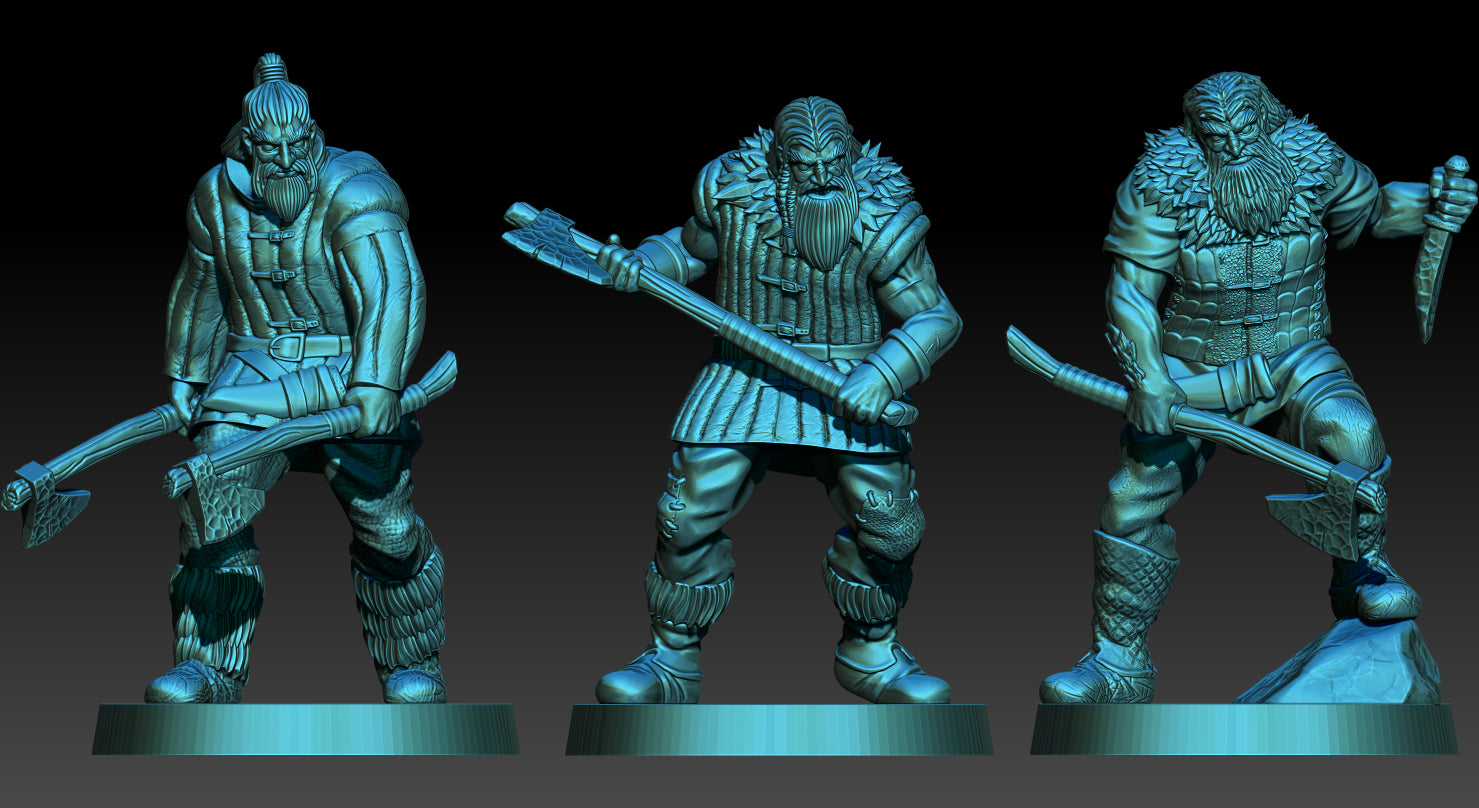 3x Bear Guys - KzK Minis – HammerLine
