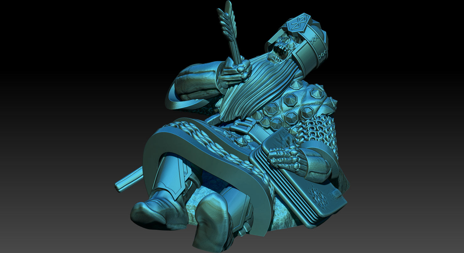 Dead Dwarf Book Keeper - KzK Minis – HammerLine