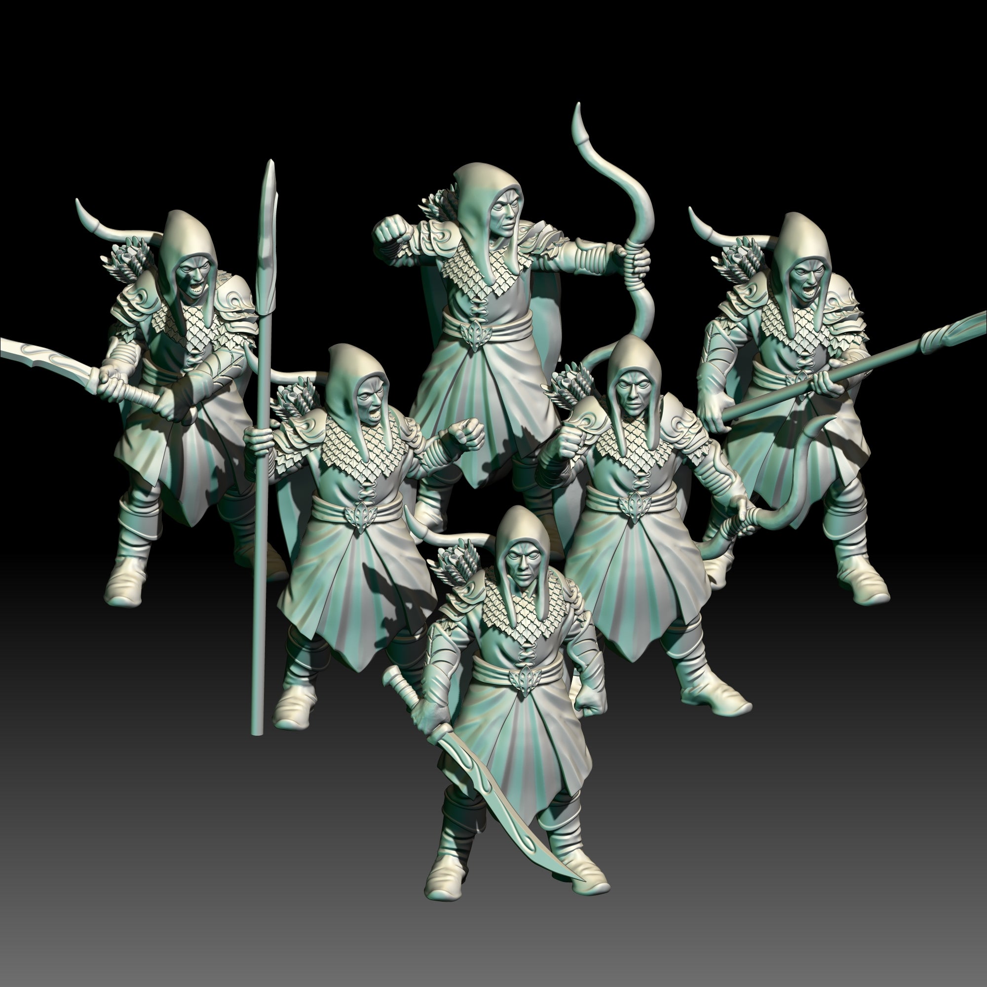 Elven Rangers- KzK Minis – HammerLine