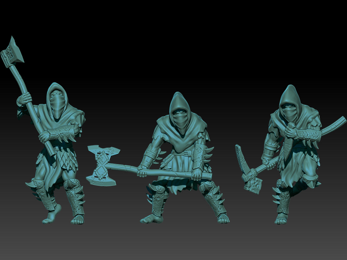Goblins with Axes - KzK Minis – HammerLine