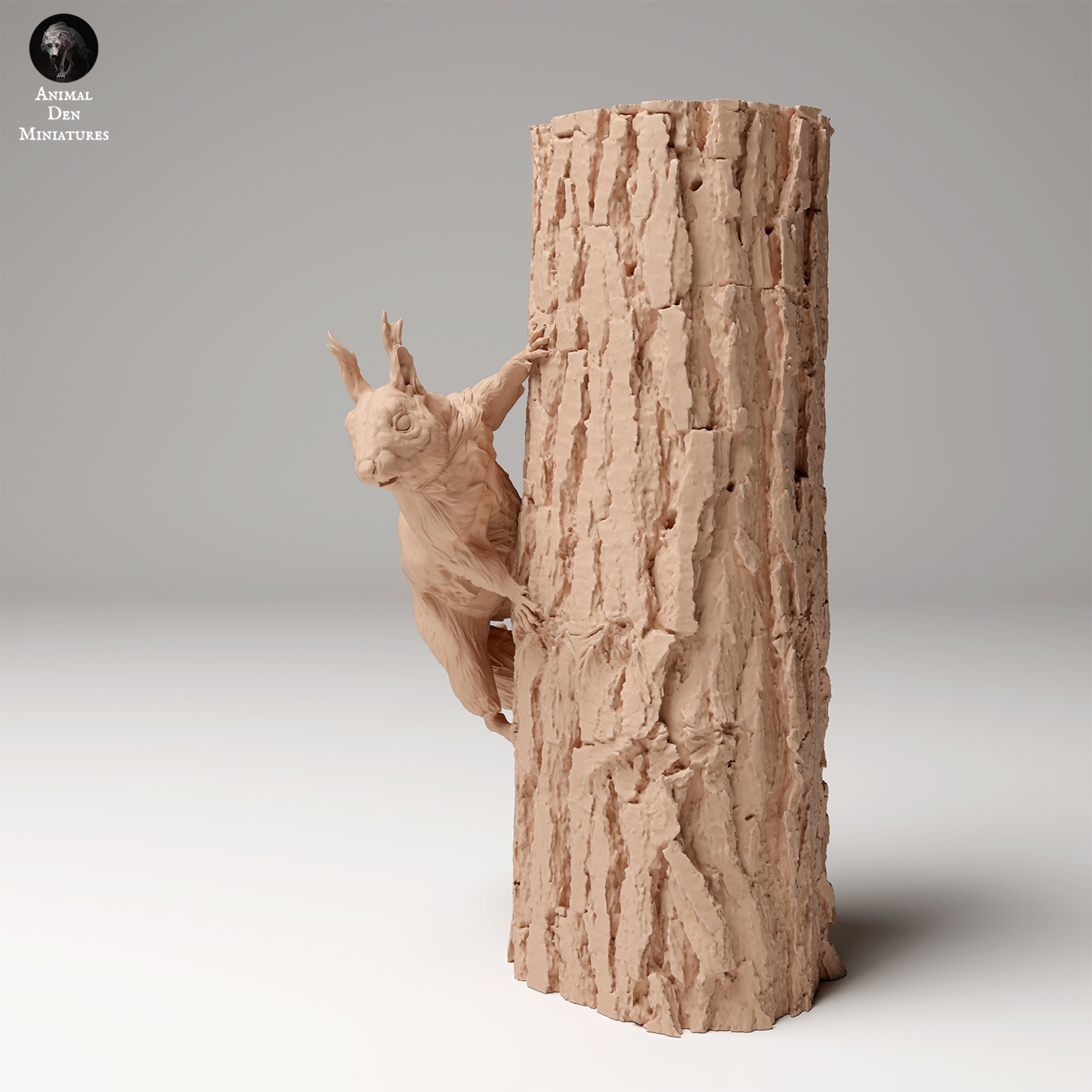 Red Squirrel on Tree - Animal Den Miniatures – HammerLine