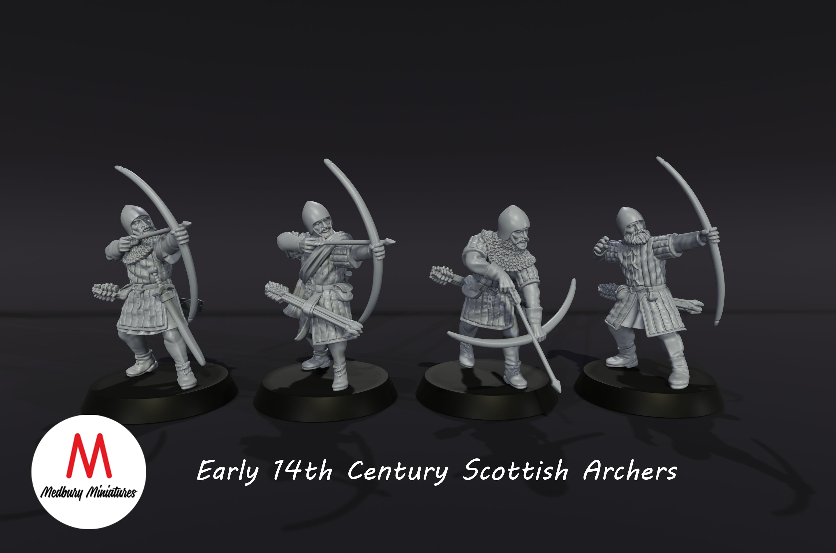 14th Century Scottish Archers - Medbury Miniatures – HammerLine
