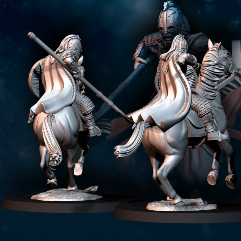West Humans Royal Guard Mounted Alternate Poses - Davale Games – HammerLine